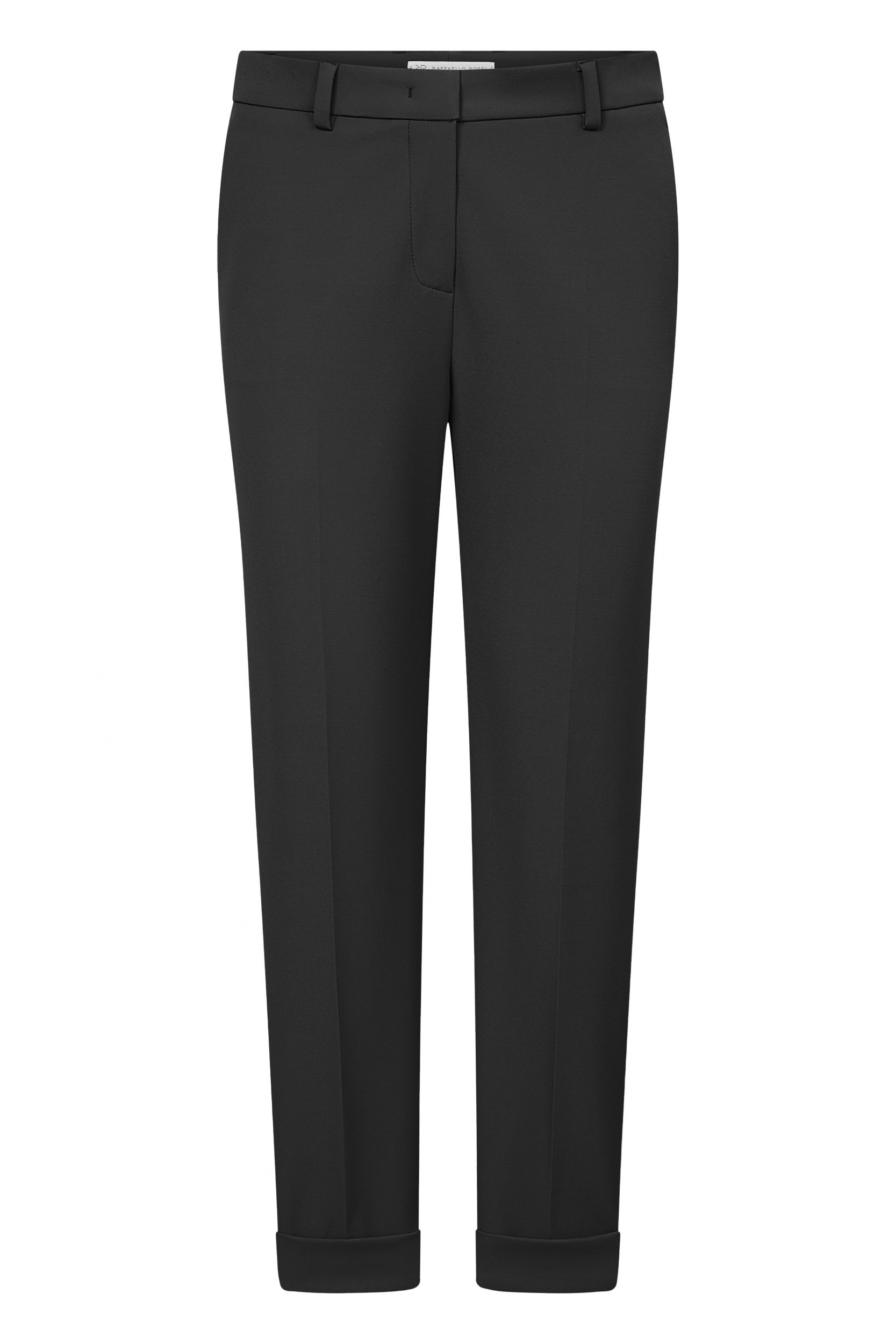 Chino Straight verkürzt -7/8 Mid Waist schwarz: KRISS 7/8 by Raffaello ...